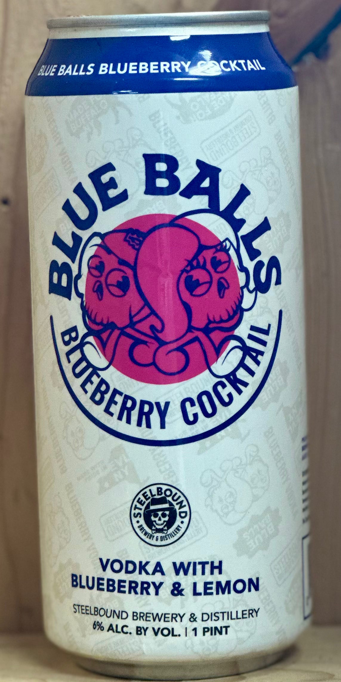 Blue Balls Blueberry Cocktail 1 Pint Can – Top Shelf Liquor Ithaca